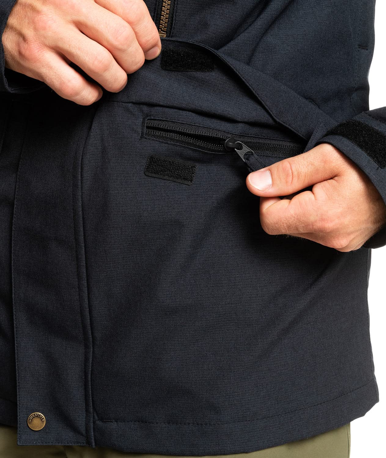Quiksilver Mission 3-in-1 Jacket Black Heather SM