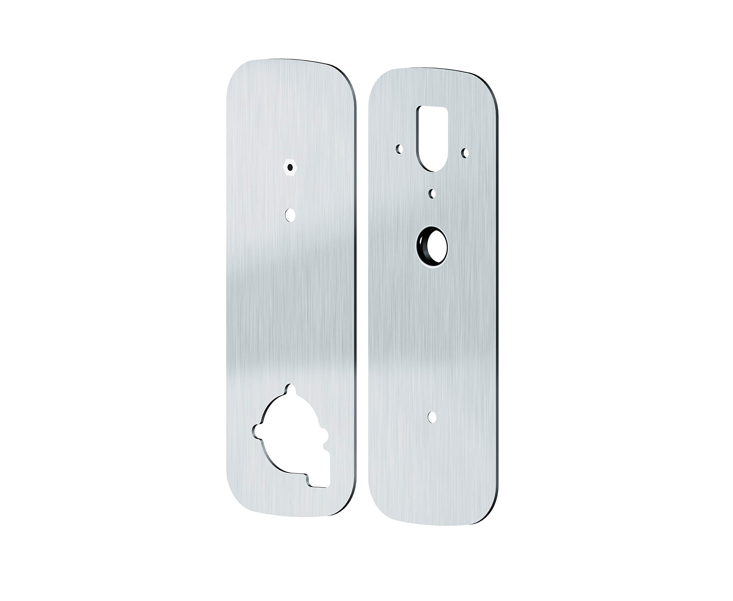 Lockly Secure Pro, Wi-Fi Smart Door Lock, Keyless Entry Door Lock, PIN Genie® Keypad, 3D Biometric Fingerprint Sensor & PGA006SN Deadbolt Cover Plate Accessory for Lockly Bluetooth Smart Locks
