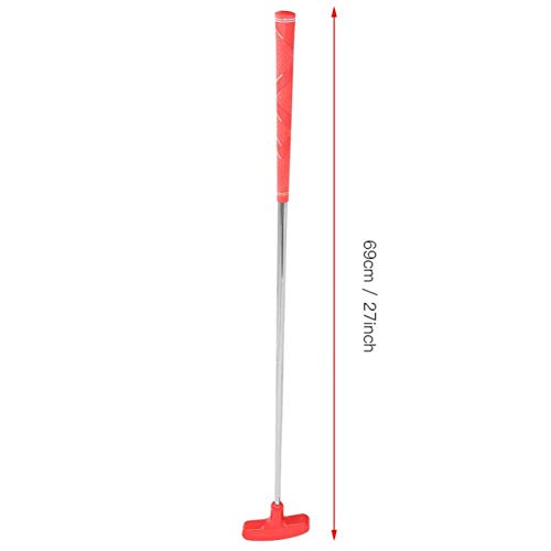 Mini Rubber Head Putter with Steel Shaft Junior Putter Putters for Junior for Right Hand Children(red)