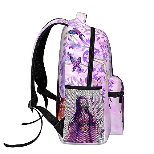 minsrate Cute Anime Backpack 3D Print Canvas Backpacs Large Capacity Multifunction Sports Travel Leisure Bag Daypack Gifts