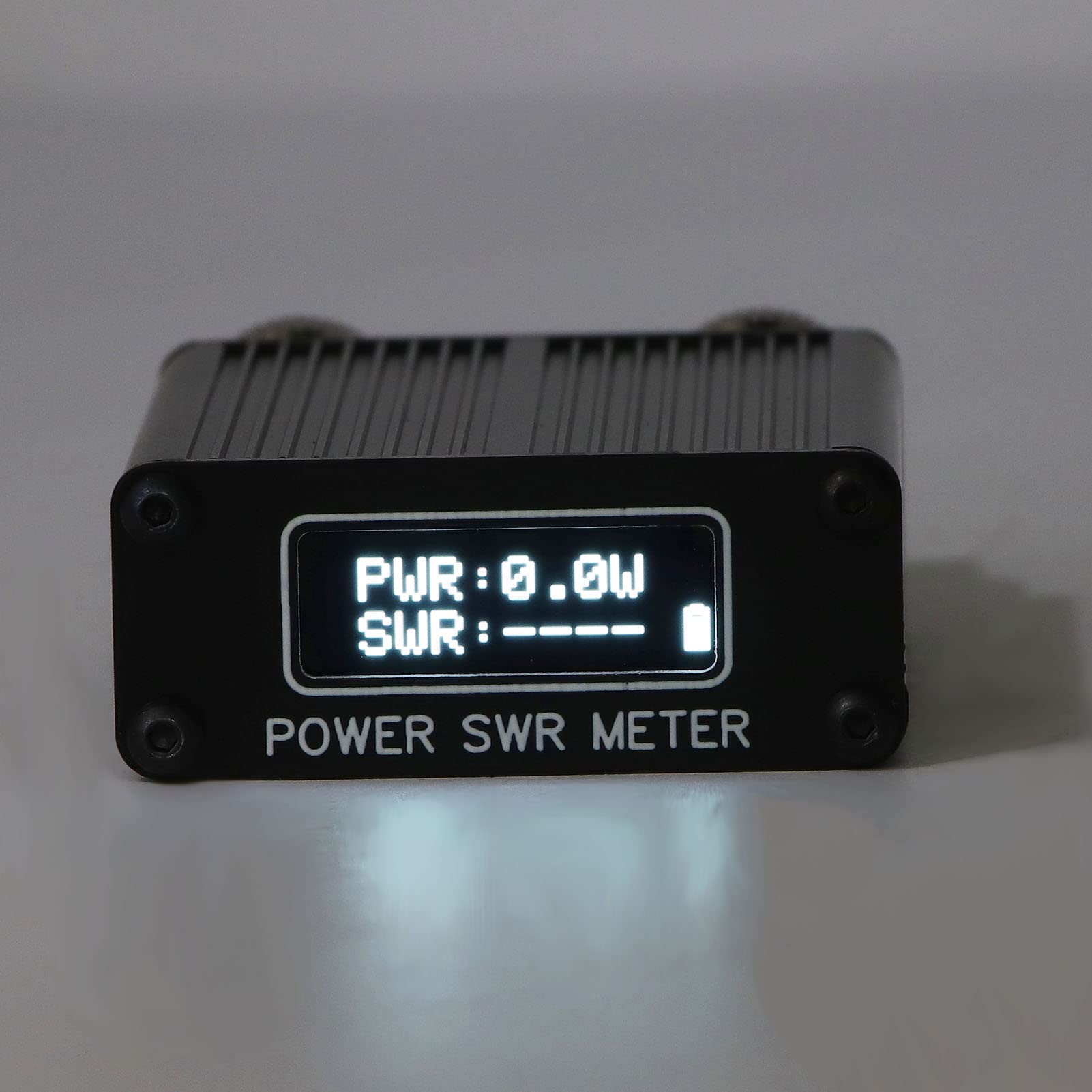 Standing Meter Mini Watt/SWR Power Meter 11W 1.6MHz-30MHz for Shortwave Radios with Built in Battery(Version with communication function)