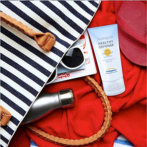 Neutrogena Healthy Defense Daily Moisturizer With Broad Spectrum SPF 50 Sunscreen, 1.7 Fl. Oz (Pack of 3)