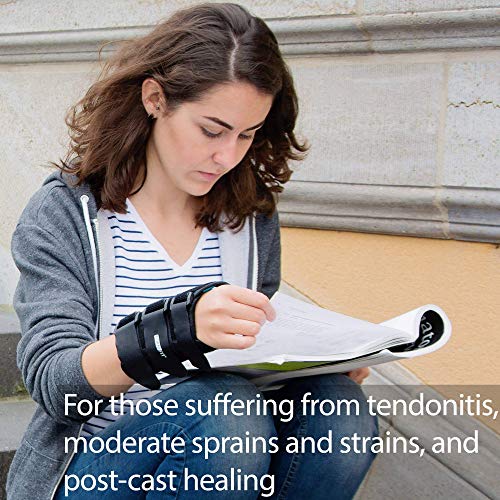 Ossur Formfit Wrist Brace for Treatment of Tendonitis, Carpel Tunnel, Post Cast Healing and Soft Tissue Injuries | Wrist Immobilization, Breathable Material, Custom Fit | 8" Version (Left, Medium)