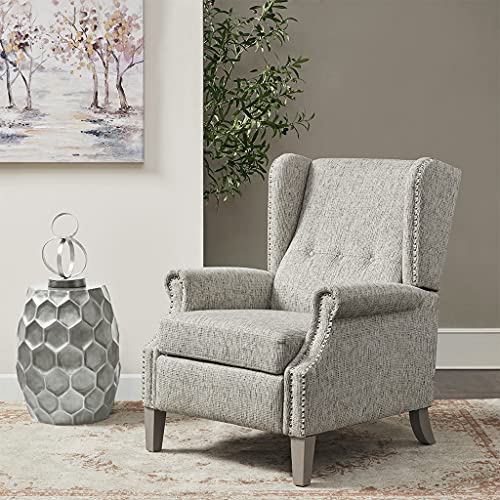 Madison Park Transitional Giselle Recliner with Grey Multi Finish MP103-0941