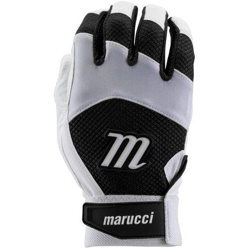 Marucci Code Baseball Batting Gloves, Navy Blue, Adult X-Large