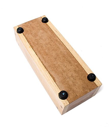 Mahogany Wood Tongue Drum Slit Tongue Log Drum With Mallets 4 Notes, PROFESSIONAL SOUND/QUALITY - JIVE BRAND