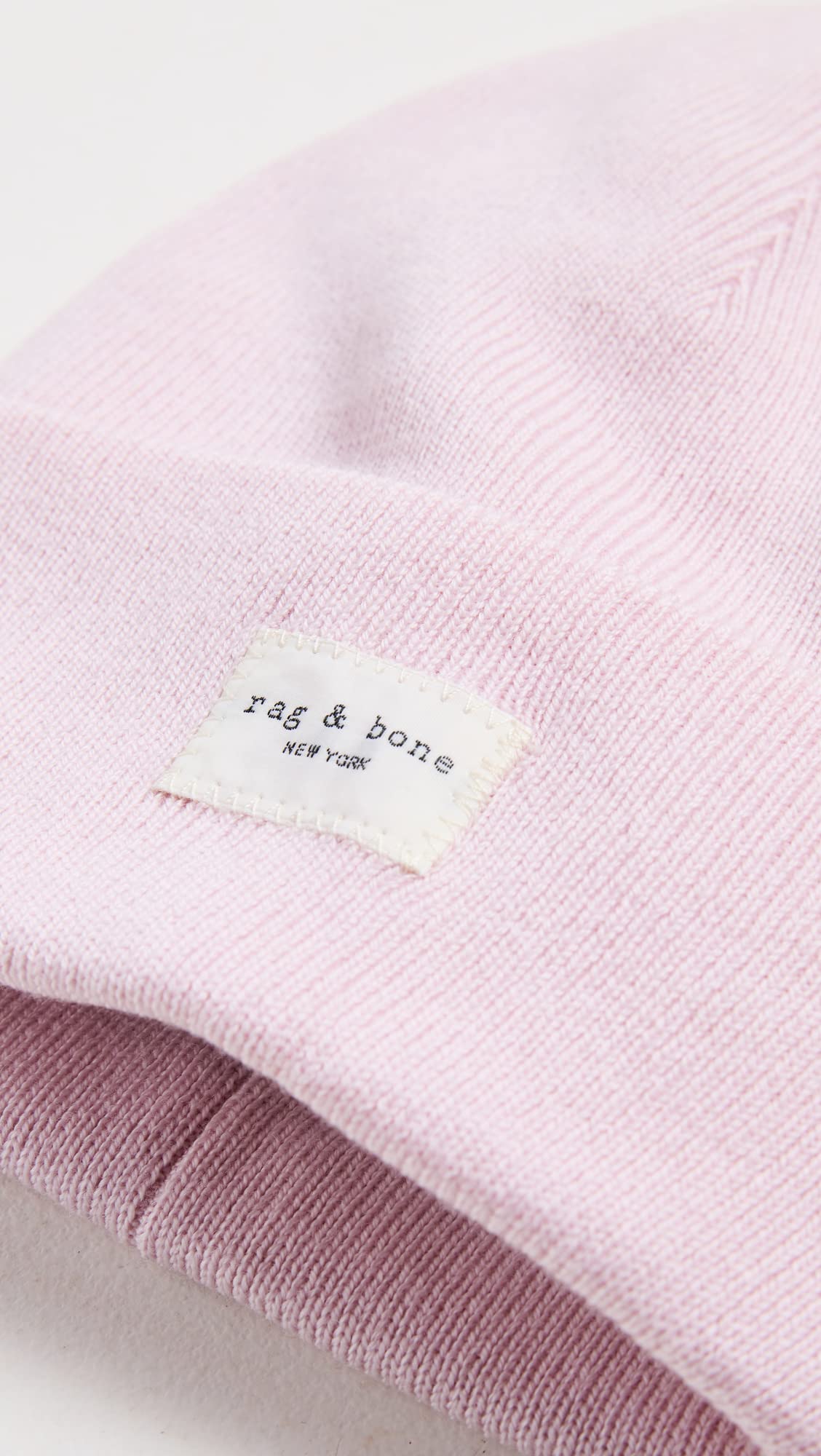rag & bone Women's Addison Beanie, Lightpnk, Pink, One Size