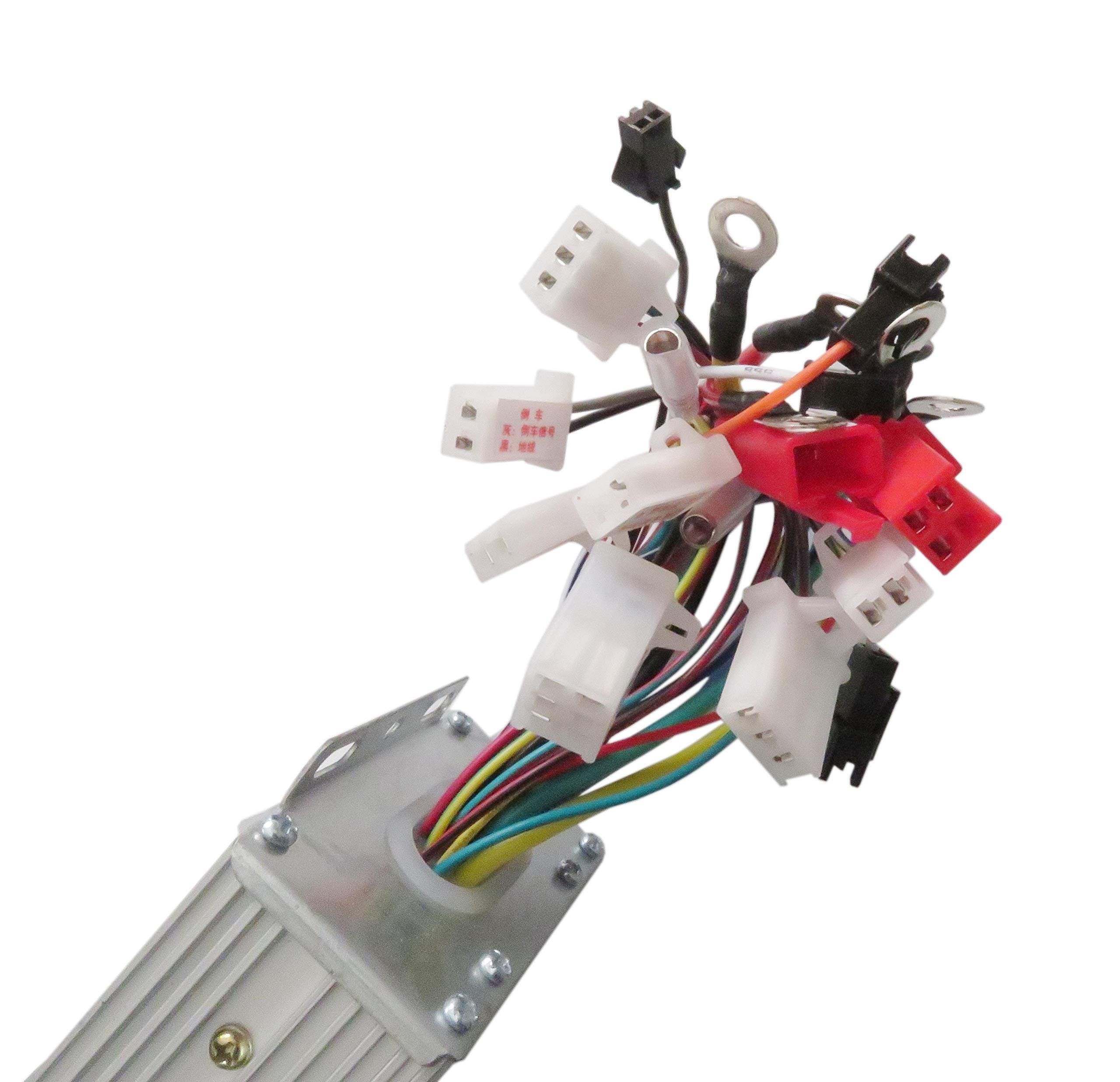 MonsterKing 36V/48V 1000W Brushless Controller Electric Bike Brushless Motor Controller for E-Bike Scooter Electric Skateboard