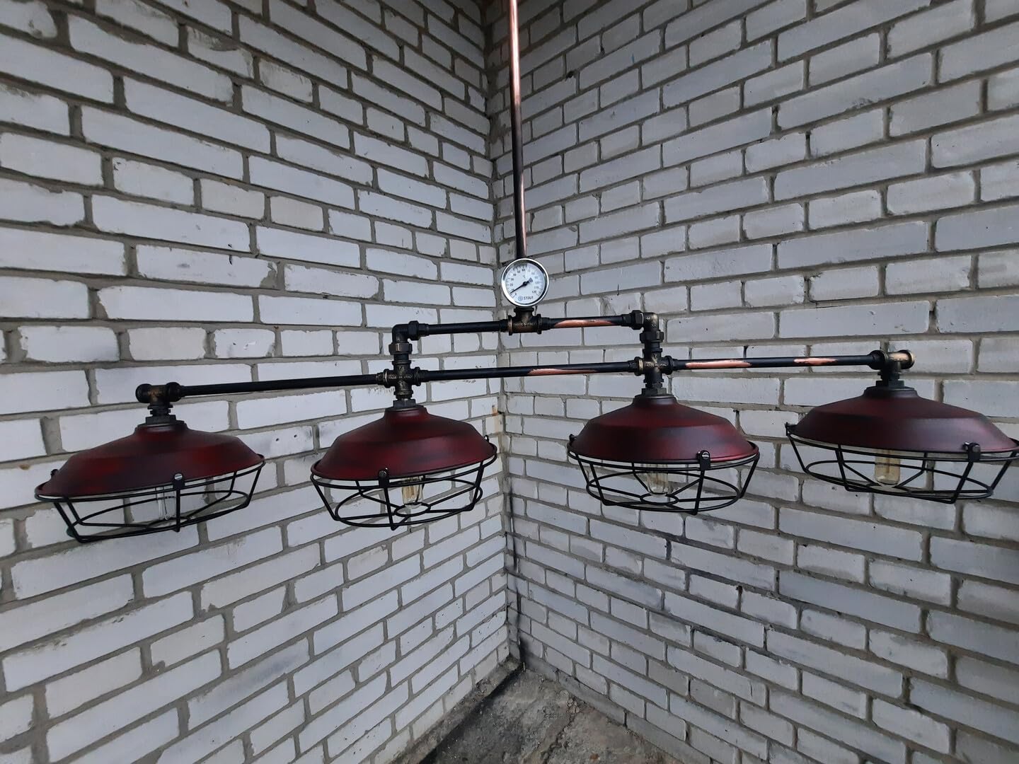 Long kitchen chandelier industrial Pendant lamp for billiard table.Rustic Steampunk Lighting