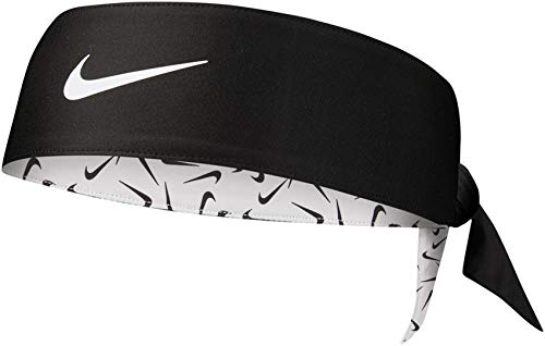 NIKE Swoosh DRI-FIT Printed Reversible Head Tie - Unisex - Sweat Wicking - One Size Fits All