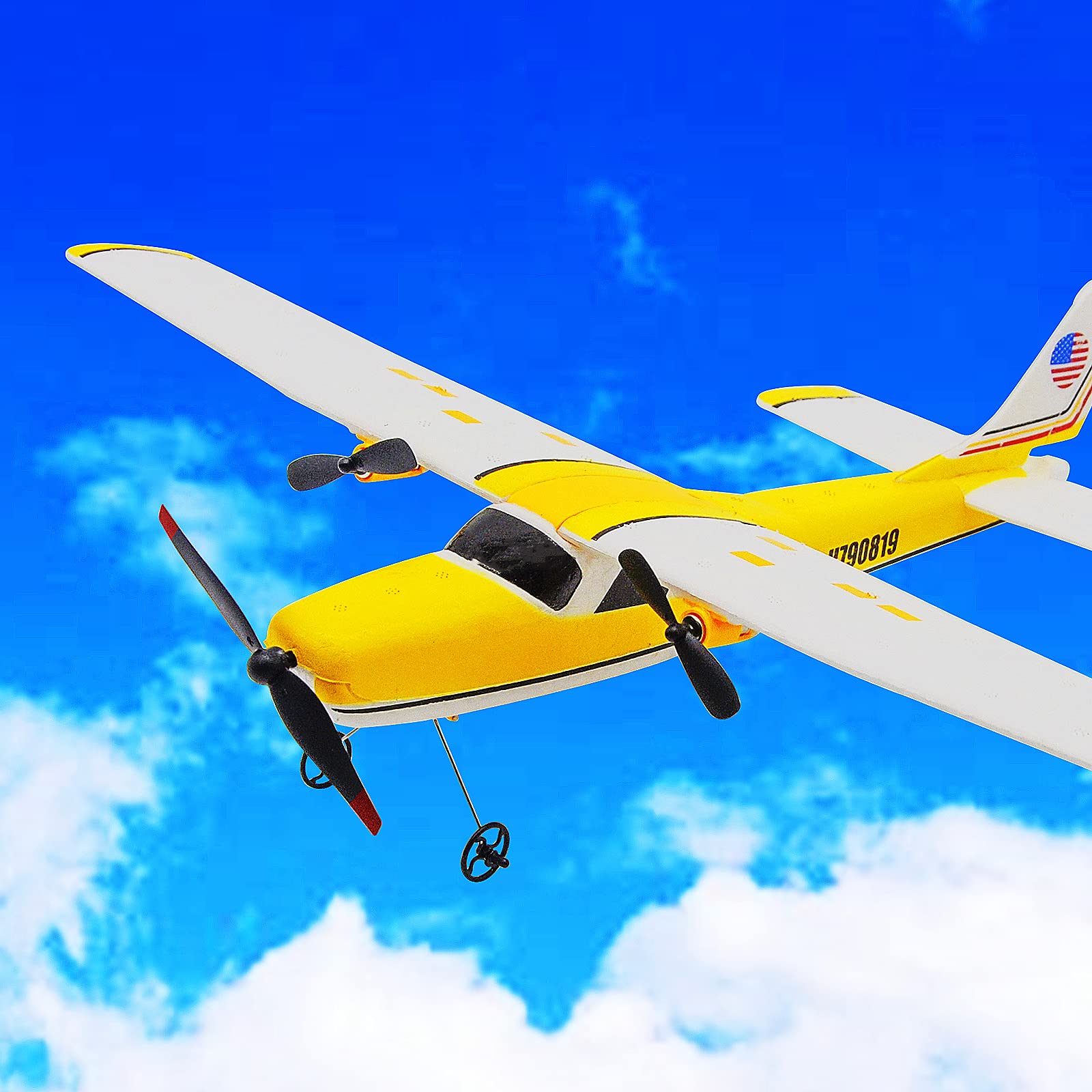 LBKR Tech RC Plane,Remote Control Airplane Ready to Fly,RC Airplane Builting in 6-Axis Gyro,Easy to Fly Remote Control Plane for Kids Boys Beginner Adults Girls