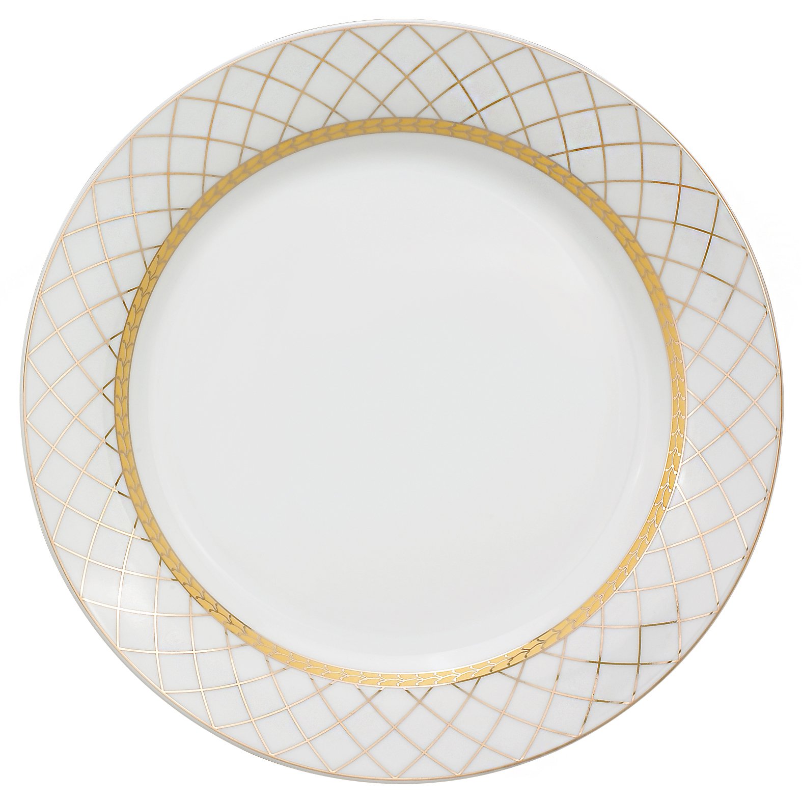 Lorren Home Trends 57-Piece Porcelain Dinnerware Set, Beatrice, Service for 8