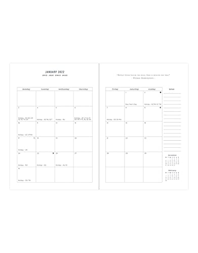 Letts Inspire A5 week to view 2022 diary - pink