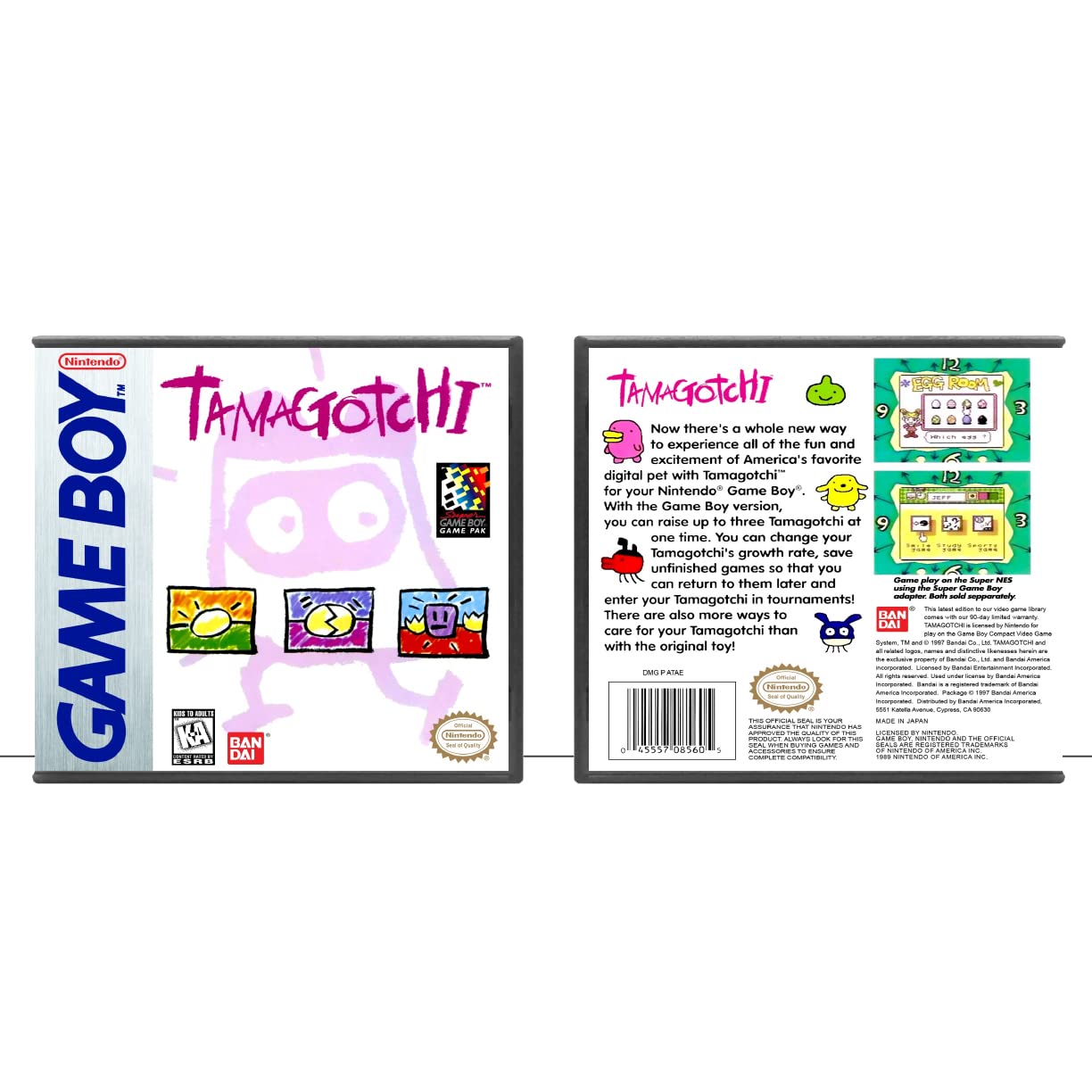 Tamagotchi | (GB) Game Boy - Game Case Only - No Game