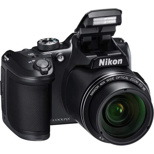 Nikon COOLPIX B500 Digital Camera (Black) Bundle + Accessory Package