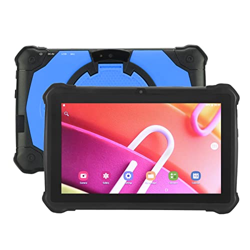 RTLR 7in Kids Tablet, Baby Tablet 5000mAh Rechargeable 100 to 240V for Children for Study (Blue)