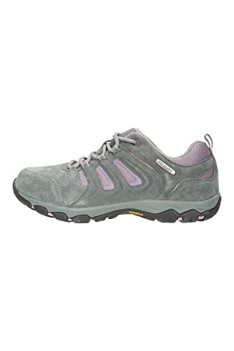 Mountain Warehouse Aspect Womens Waterproof IsoGrip Shoes Grey Womens Shoe Size 6 US