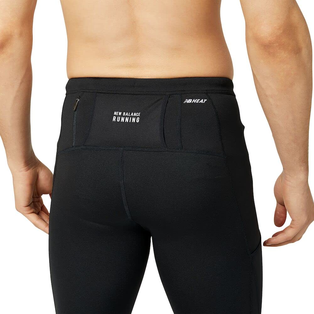 New Balance Men's Impact Run Heat Tight 22, Black, Large
