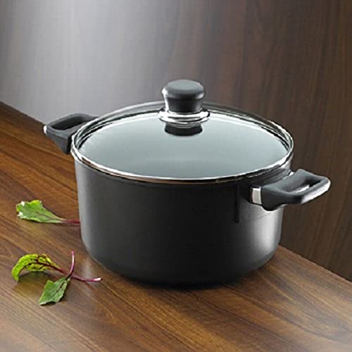 SCANPAN Pro IQ 6.5 qt Covered Dutch Oven - Easy-to-Use Nonstick Cookware - Dishwasher, Metal Utensil & Oven Safe - Made by Hand in Denmark