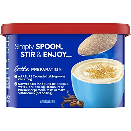 Maxwell House International Vanilla Bean Latte Instant Coffee (8.5 oz Canister)
