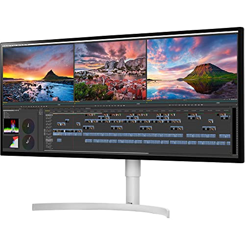 LG 34WK95U-W 34" Class 21:9 UltraWide 5K2K Nano IPS LED Monitor with HDR 600 (34" Diagonal) (Renewed)
