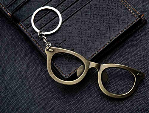 Sun Glasses Bottle Opener, Liangery Travelling Mental Beer Bottle Opener Keychain with Vintage Style