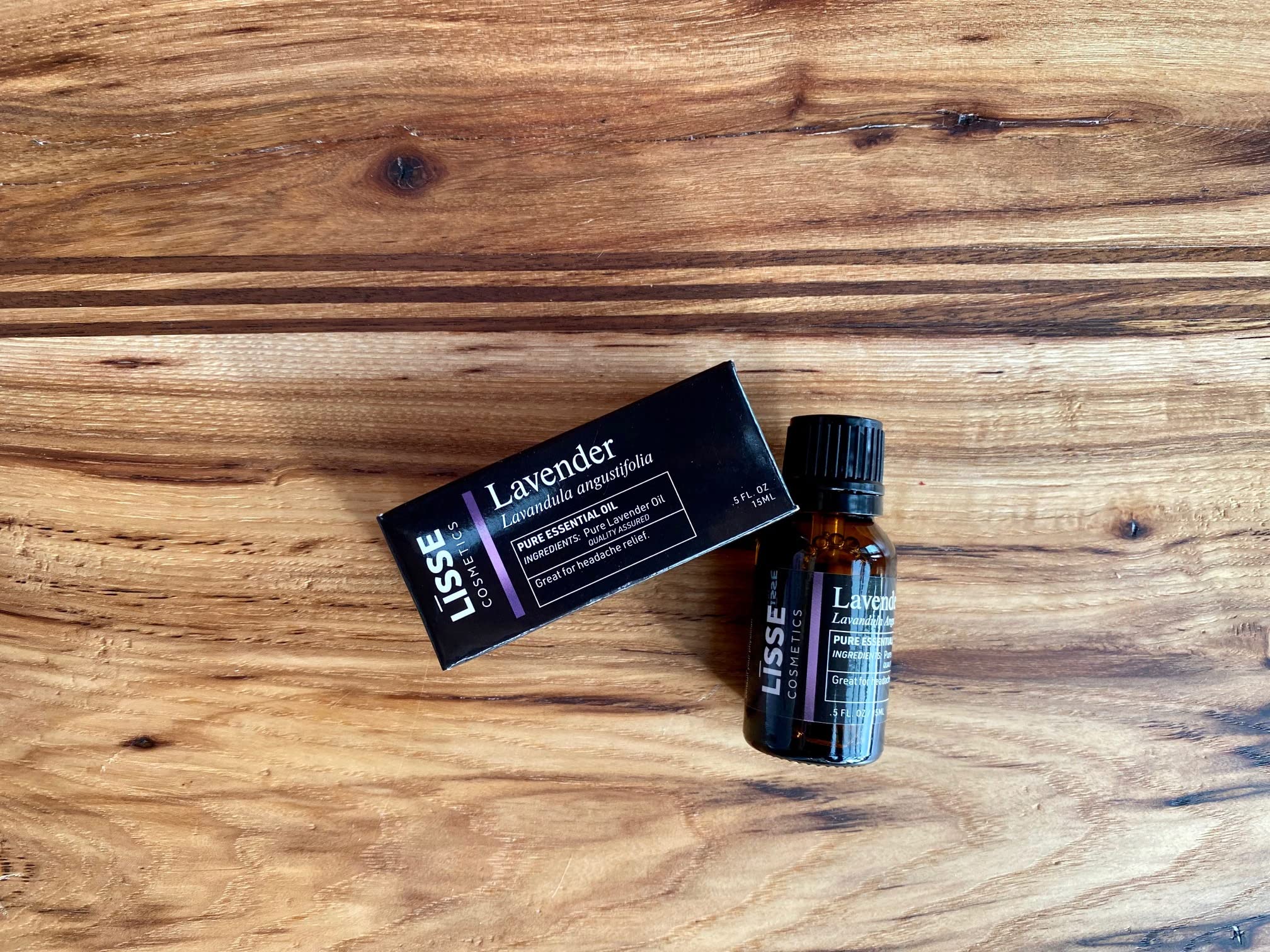 Lisse 100% Pure Lavender Essential Oil - Batch Tested & Third Party Verified - 0.5 Fl Oz