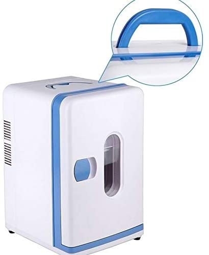Mini Fridge Portable Compact Refrigerator AC/DC Power 12L Capacity for Skincare Foods Milk Home and Travel