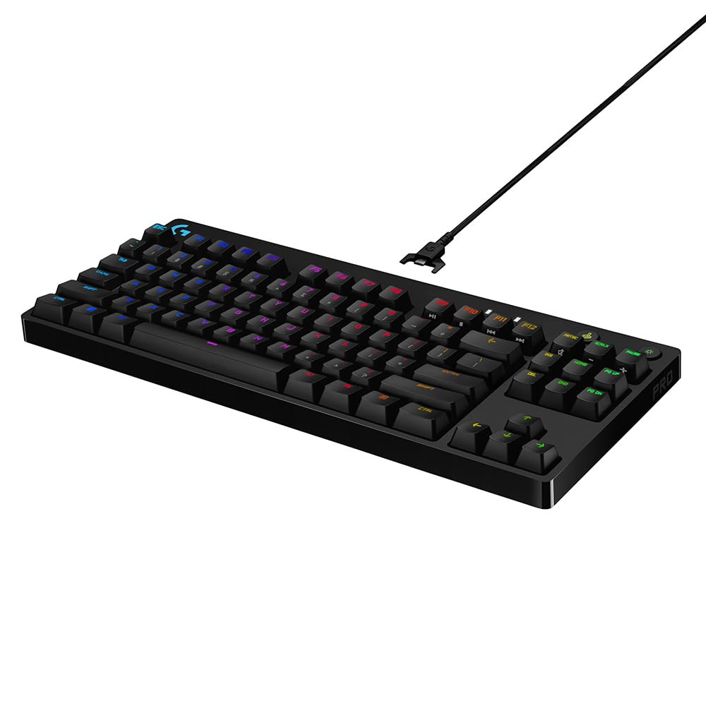 Logitech G Pro X Mechanical RGB TKL Gaming Keyboard GX Blue Clicky Switch