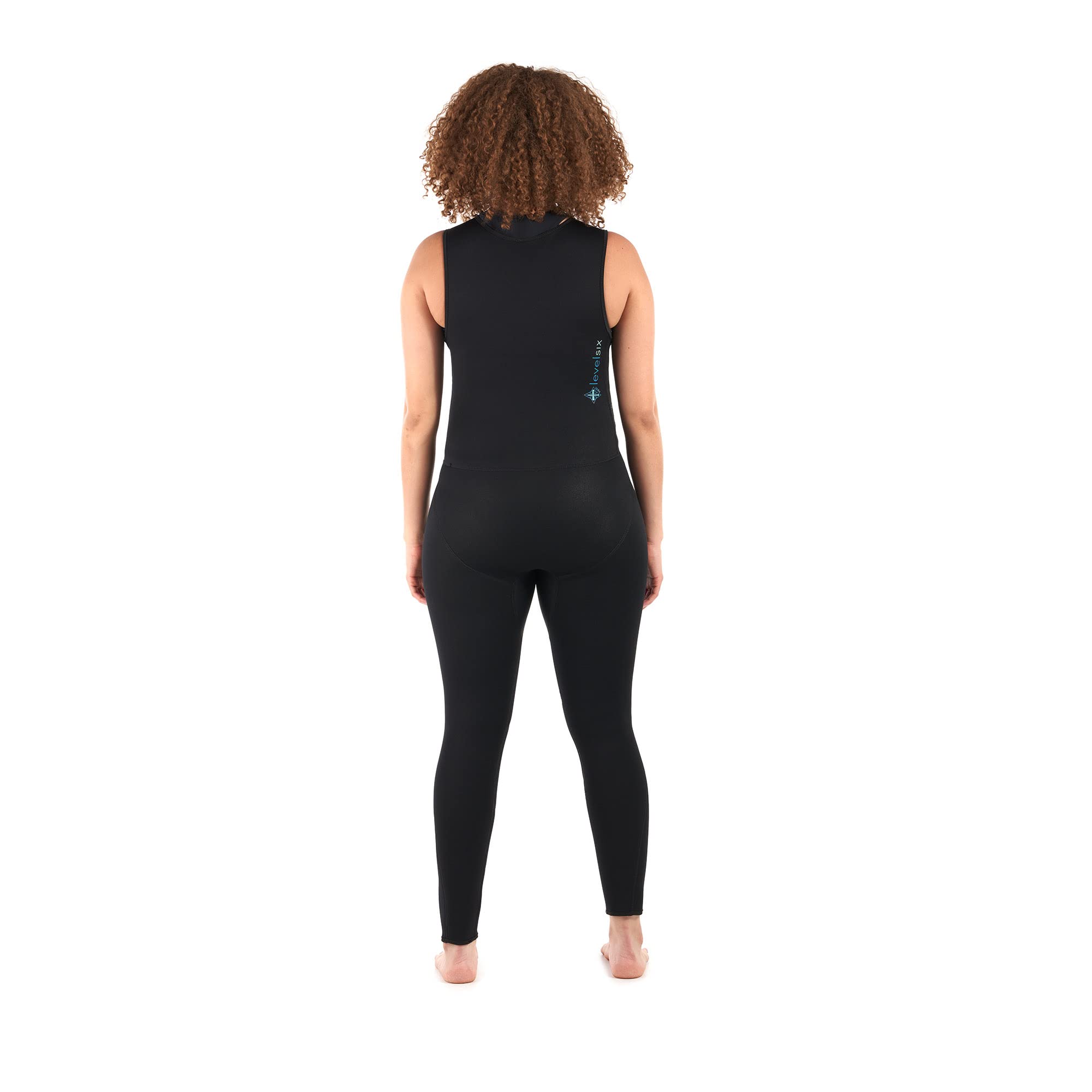 Level Six Women's Farmer Jane Front Zip Wetsuit, Black, Medium