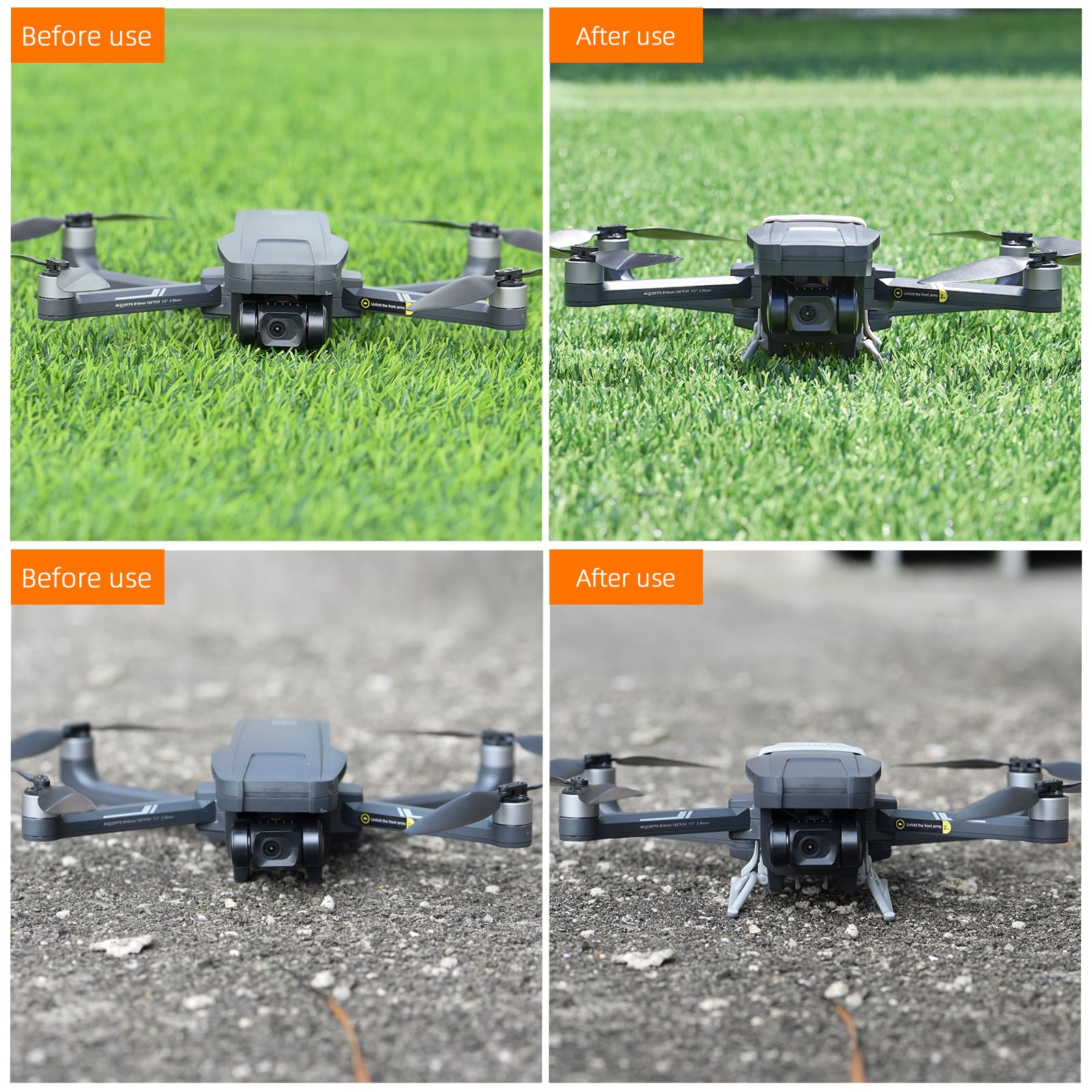 Landing Gear for Holy Stone HS720G, Propeller Guard Protector Folding Extensions Leg Stand for Holy Stone HS720G Accessories