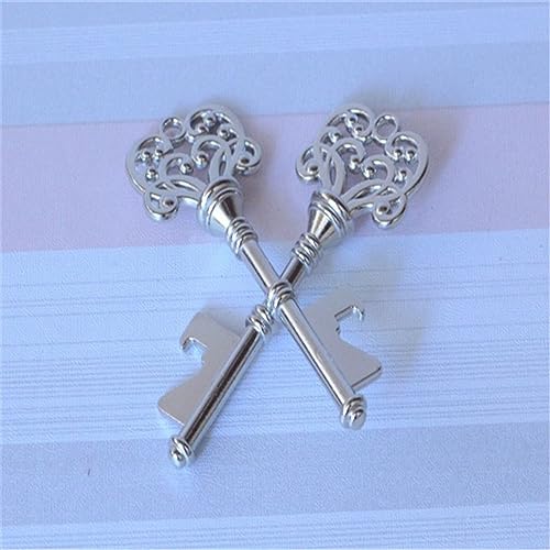 Toporchid Key Portable Bottle Opener Beer Bottle Can Opener Hangings Ring Keychain Tool(silver)
