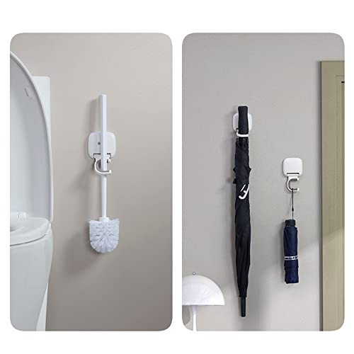 Wall Mounted Cleaning Tool Holder Strong Bearing Load Broom Holder for Bathroom Kitchen Garage Entryway