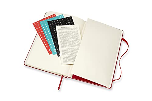 Moleskine Classic 12 Month 2022 Weekly Planner, Hard Cover, Large (5" x 8.25"), Scarlet Red