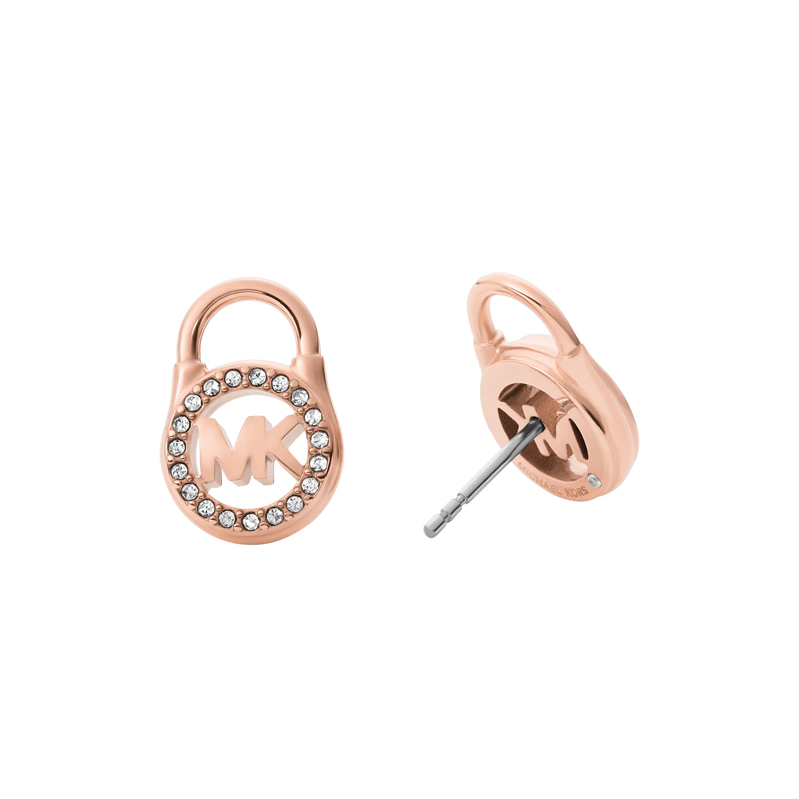 Michael Kors Women's MK Rose Gold-Tone Stainless Steel Stud Earring (Model: MKJ7412791)