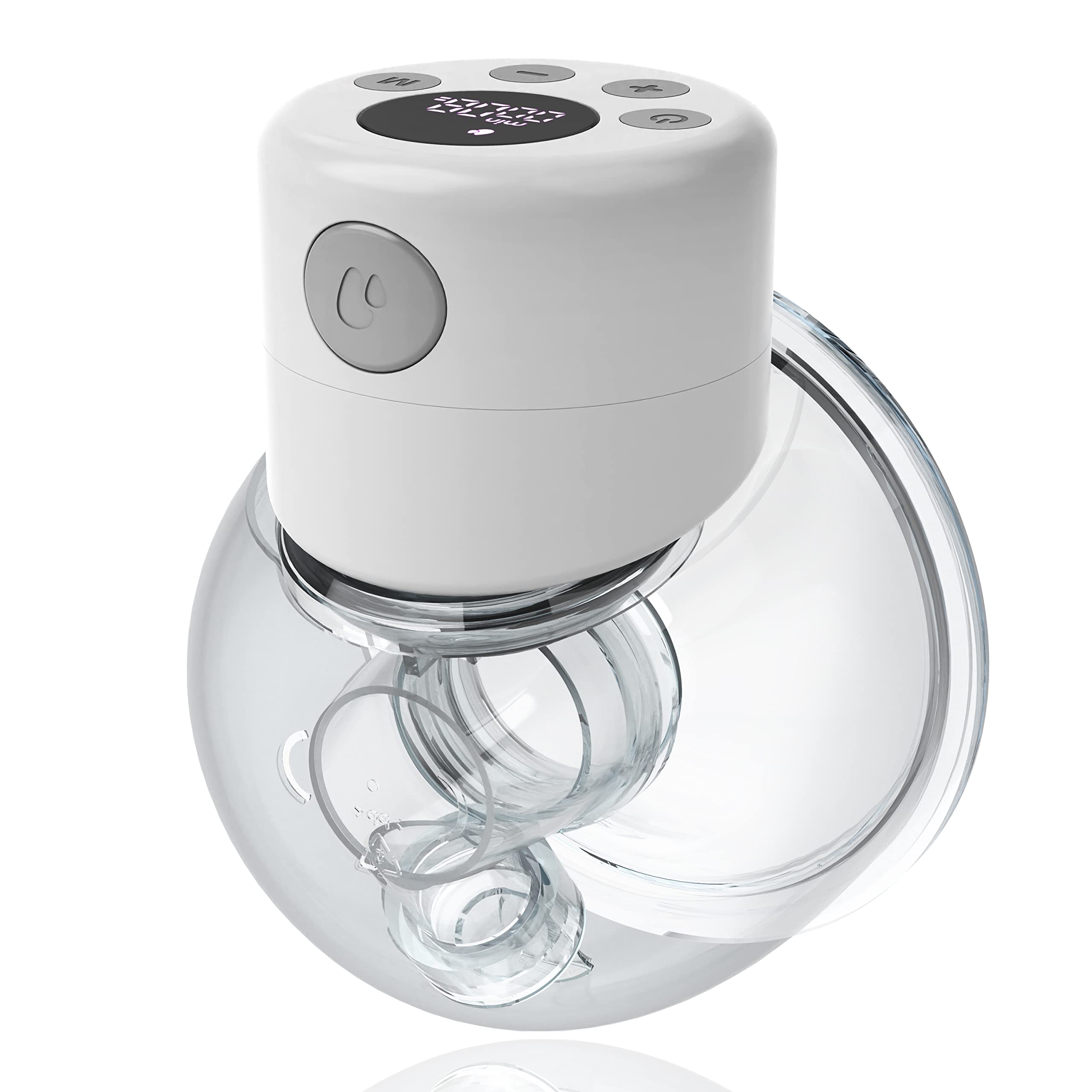 Wearable Breast Pump, S12 Double Hands Free, LCD Display, Low Noise & Painless, 2 Modes & 9 Levels Electric Breast Pump Portable, 24mm Flange, 2 Pack