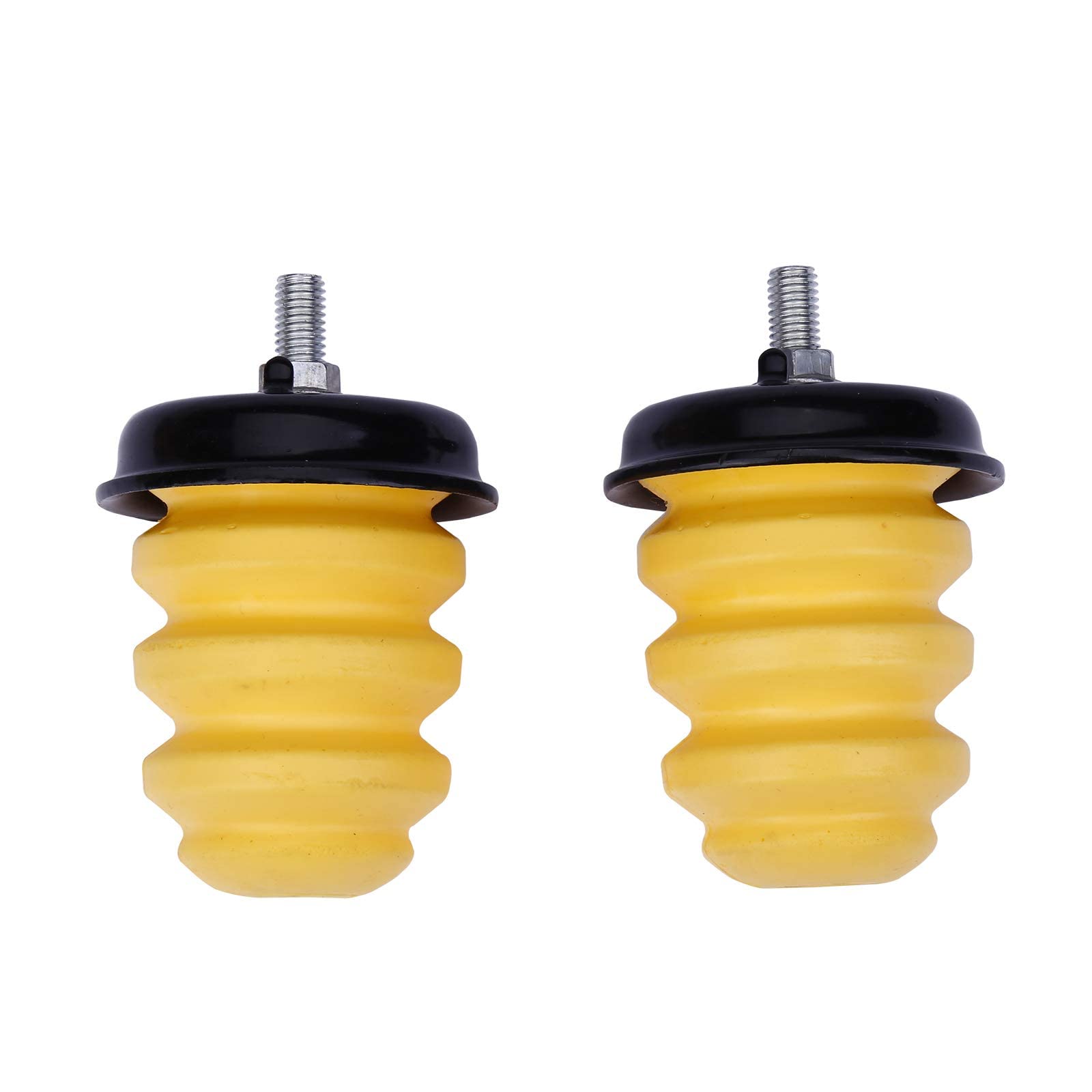 ONER Pair Of Rear Axle Bumper With Nuts,Compatible With 99-07 ChevySilverado 1500,99-07 GMC Sierra 1500,Replace# 15712438,523-049
