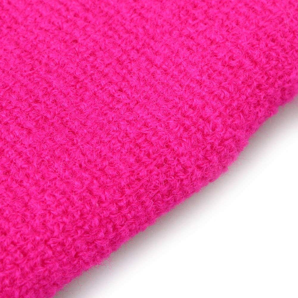 Mallofusa 10 Pack Sports Wristband Sweatband Gym Yoga Wrist Support Sweatband Cotton Wrist Wraps