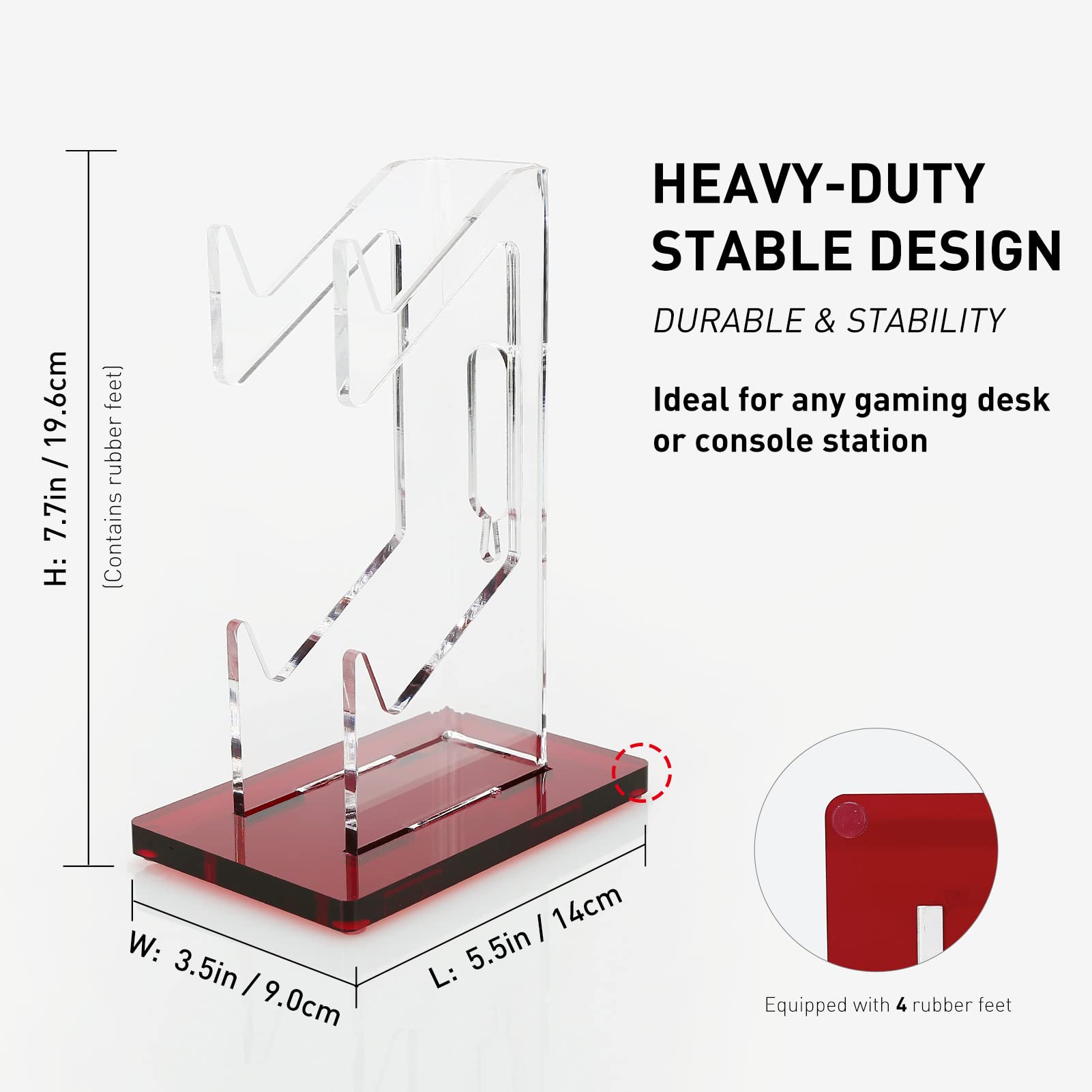 OAPRIRE Universal Dual Controller Stand for PS4 PS5 Xbox One Switch STEAM PC, Controller Holder Gaming Accessories