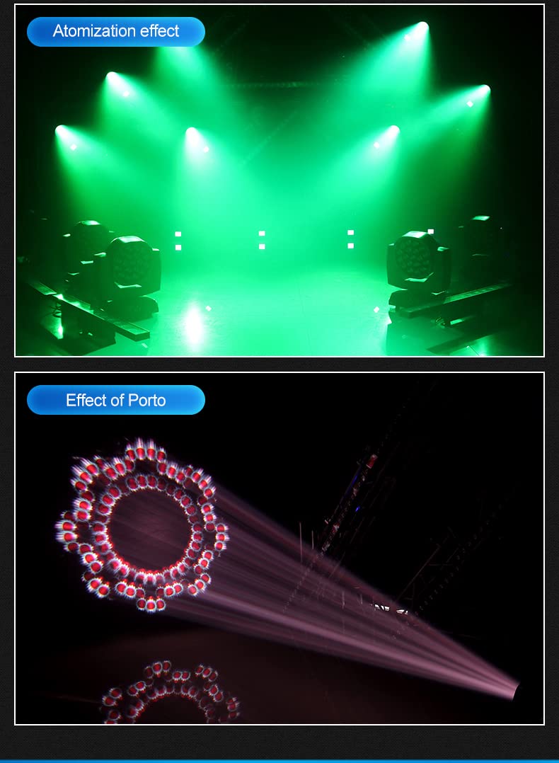 QHDannie Beam 7R 230W MovingHead Stage Light Sharpy GOBO Lyre DMX Rainbow Effect Common Mode Dj Bar Party Wedding