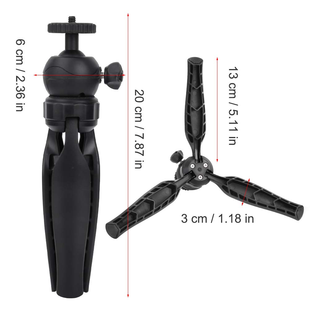 Mini Tripod, Light Weight Tripod Camera Stand, Mini Mount Holder Tabletop Tripod Stand for Action Camera Smartphone