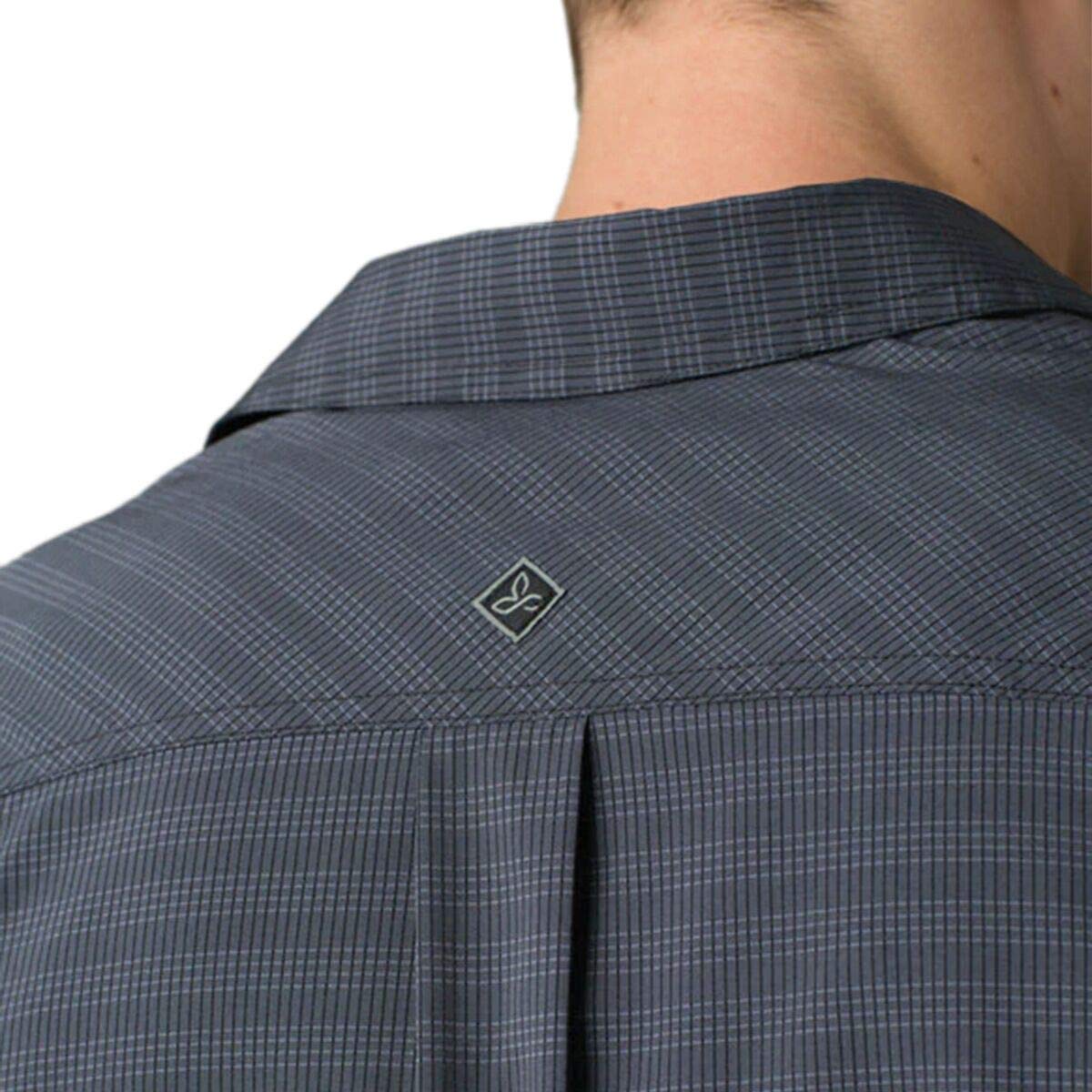 prAna Mens Cayman Shirt, Charcoal, Small