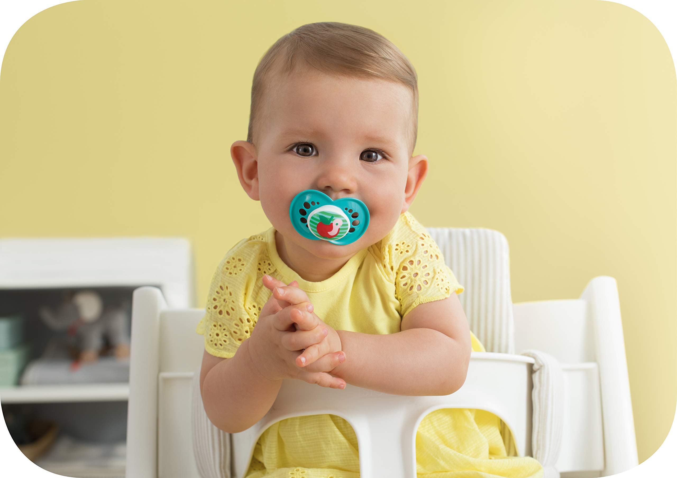MAM Original Value Pack Baby Pacifier, Nipple Shape Helps Promote Healthy Oral Development, Universal Pacifier Clip, 2 Pacifiers + 1 Pacifier Clip, 6-16 Months, Animal/Girl