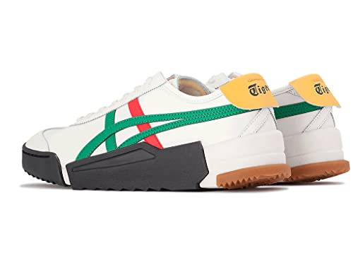 Onitsuka Tiger Unsex D-Trainer MX Shoes, Cream/Kale, 9.5