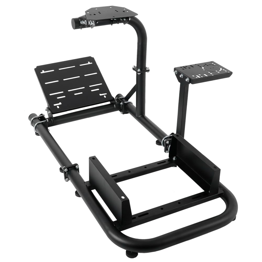 Supllueer Sim Racing Cockpit fit for Logitech G29 G923 G920, Fanatec, Thrustmaster, Racing Simulator Cockpit, Wheel Pedal Handbrake Not Included