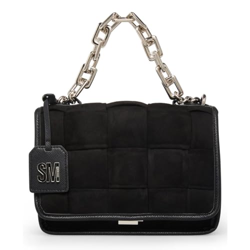 Steve Madden Matters Woven Crossbody, Black