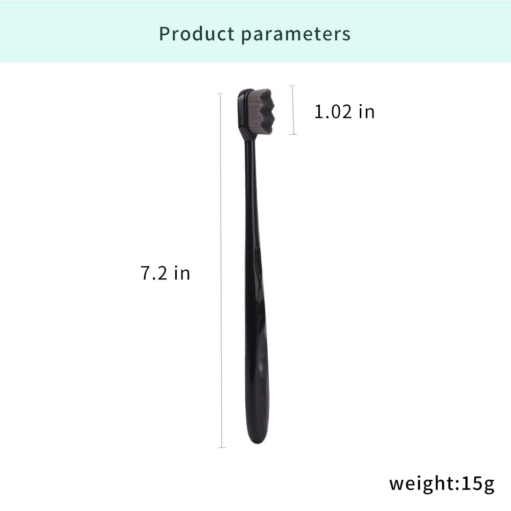 So Nice 10000 bristles Toothbrush,Exceptionally soft toothbrush, suitable for sensitive gums and teeth,Tooth Brush 2 pcs
