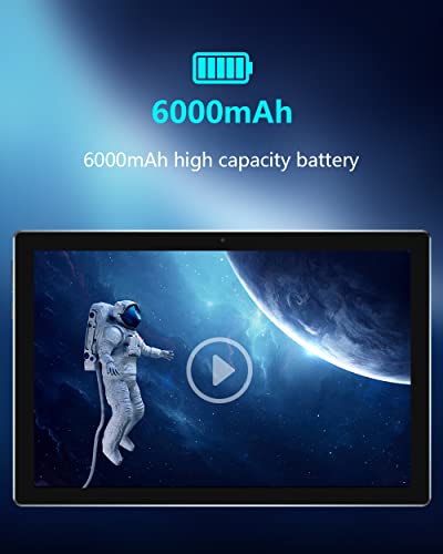 Tablet Android 10 inch Tablet PC 2GB+32GB 6000mAh Battery Quad Core HD Touch Screen Tablets Computer, WiFi BT Google Play.