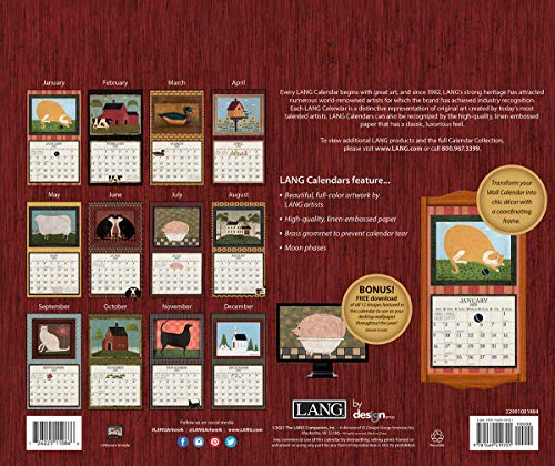 Lang Warren Kimble 2022 Wall Calendar (22991001884)