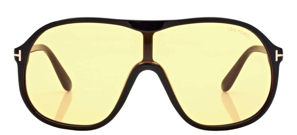 Tom Ford DREW FT 0964 Shiny Black/Brown Yellow 0/0/135 unisex Sunglasses